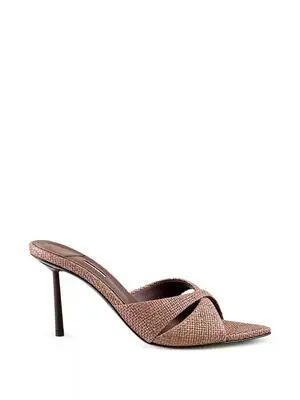 LE SILLA Shirley Woven Crossover-strap Heeled Sandals
