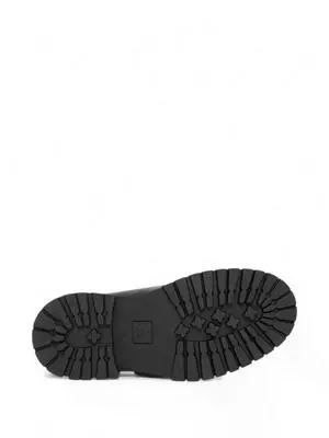 Manière De Voir Leather Lace-up Shoes - Black