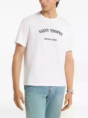 Michael Kors Saint Tropez Embroidered T-shirt - White