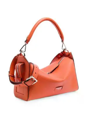 LANCEL Louison Grained Leather Shoulder Bag