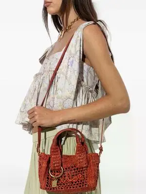 Chloé Medium Woven Tote Bag - Red