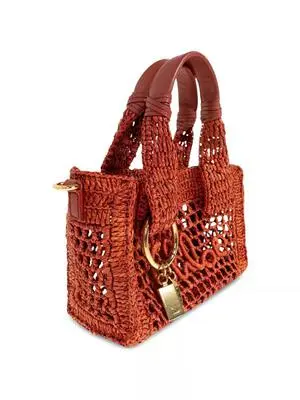 Chloé Medium Woven Tote Bag - Red