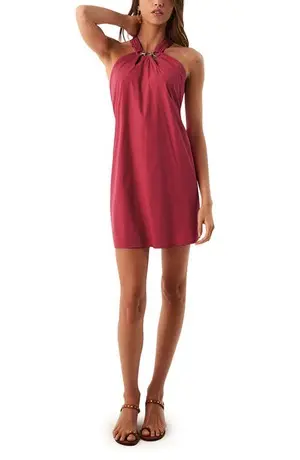 VIX PAULA HERMANNY Alyna Cover-up Dress - Red
