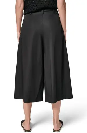 Donna Karan New York Pleated Cropped Wide-leg Pants