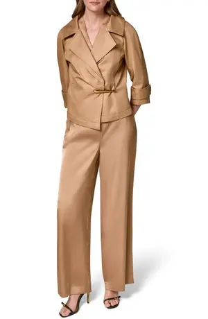 Donna Karan New York Bar Hardware Cotton Blend Jacket