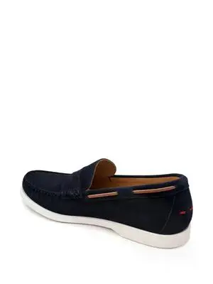 Kiton Suede Finish Leather Loafers