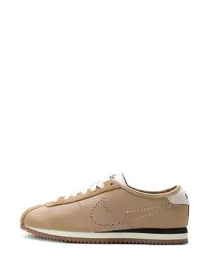 Nike Cortez Perforated-logo Leather Sneakers - Brown