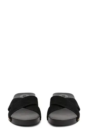 Paige Inez Slide Sandal - Black