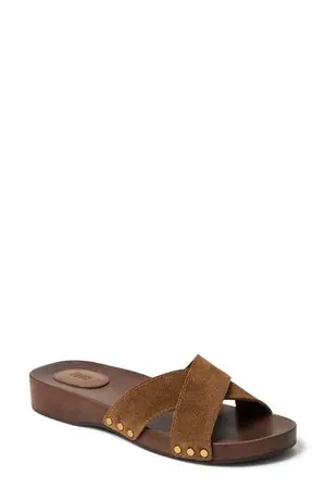 Paige Inez Slide Sandal Chestnut