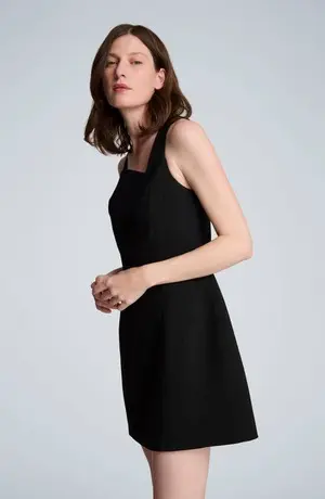 KENNETH COLE Sculpted Sleeveless Minidress - Black