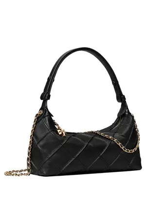 Tory Burch Fleming Pochette Quilted Leather Shoulder Bag