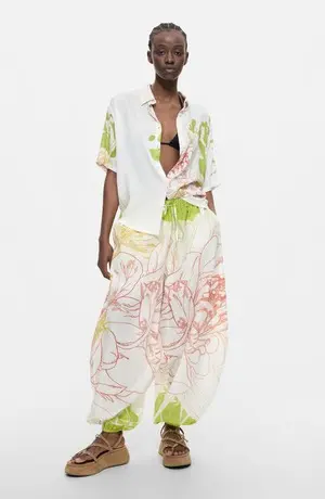 Desigual Cotton Balloon Pants
