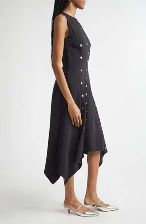 Stella McCartney Snapped Handkerchief Hem Dress
