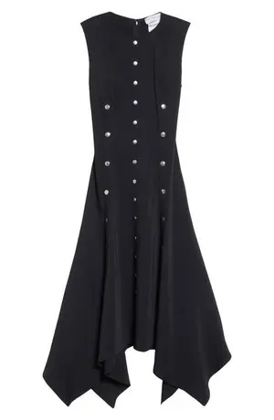 Stella McCartney Snapped Handkerchief Hem Dress