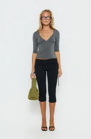 Princess Polly Back To Friends V-neck Top