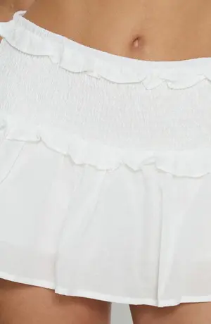 Princess Polly Corabel Smocked Waist Miniskort