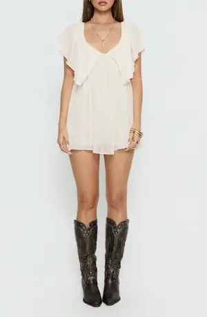 Princess Polly Sun Spirit Plunge Flowy Playsuit