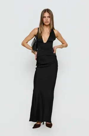 Princess Polly In A Trance Corset Halter Gown