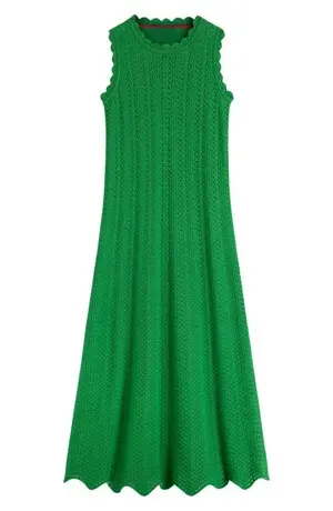 Boden Crochet Midi Dress