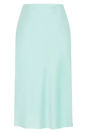 City Chic Miranda A-line Midi Skirt - Spearmint