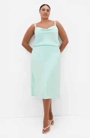 City Chic Miranda A-line Midi Skirt
