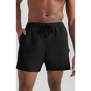 Tommy John Classic Upf 50+ Swim Trunks - Black