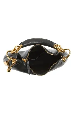 Chloé Calfskin Banana Hobo Bag - Black