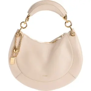 Chloé Banana Leather Hobo Bag - Milk