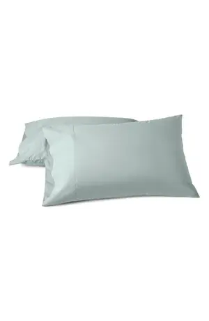 COYUCHI Refined Organic Cotton Percale Set Of 2 Pillowcases - Dew