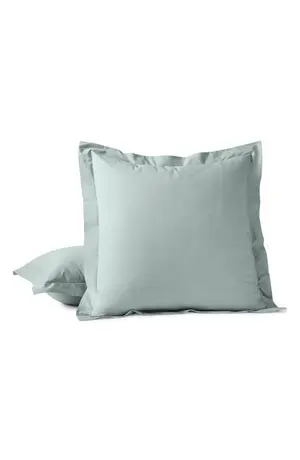 COYUCHI Refined Organic Cotton Percale Sham - Dew
