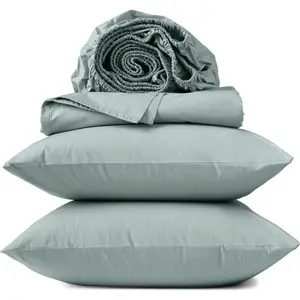 COYUCHI Refined Organic Cotton Percale Sheet Set - Dew