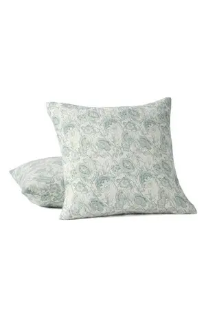 COYUCHI Balboa Organic Matelassé Print Decorative Pillow Cover - Undyed W/dew