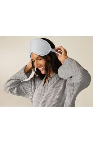 COYUCHI Cloud Soft Organic Cotton Sateen Eye Mask - Seal