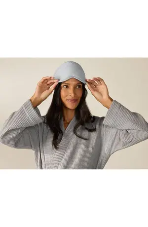 COYUCHI Cloud Soft Organic Cotton Sateen Eye Mask - Seal