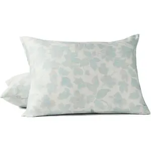 COYUCHI Camellia Organic Cotton Sateen Pillow Sham - Celadon