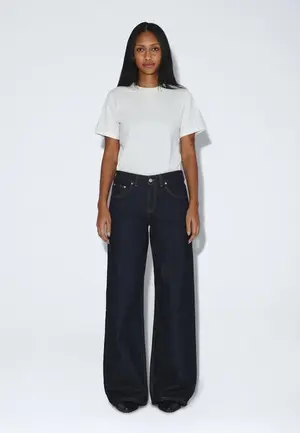 DR. DENIM Rhue Low Wide Jeans - Stream Rinse