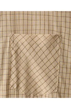 Mango Checkered Cotton Button-up Shirt