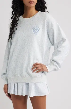 LoveShackFancy Palo Oversize Sweatshirt