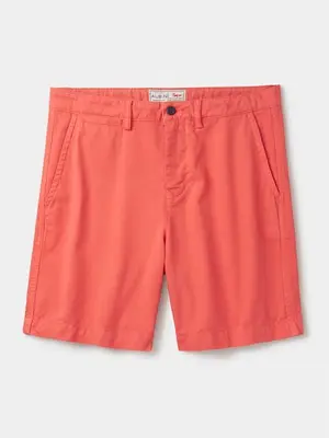 Aubin Stamford Chino Short - Tomato