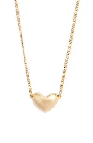 SET & STONES Mila Heart Necklace - Gold