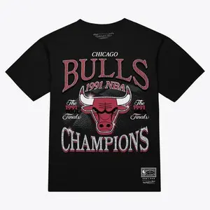 Mitchell & Ness Chicago Bulls Champions Era T-shirt - Black