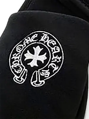 Chrome Hearts Embroidered Slip-on Slippers