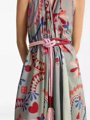 Mare Di Latte Midi Halterneck Dress
