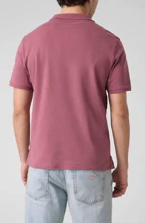 Guess Muscle Fit Sueded Jersey Polo