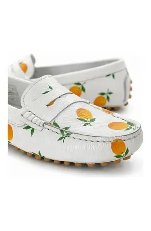 MENINA STEP Oporto Suede Moc Toe Penny Loafers