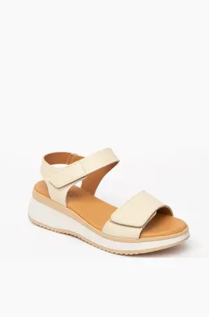 MENINA STEP Napoli Flat Sandal - Ivory