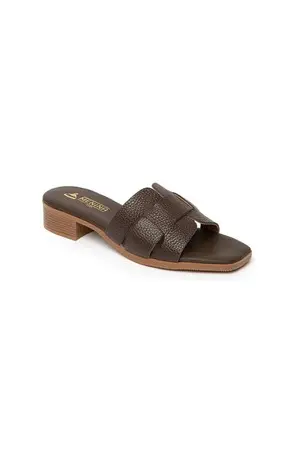 MENINA STEP Ona Heeled Sandal - Chocolate