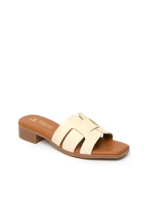 MENINA STEP Ona Heeled Sandal - Ivory