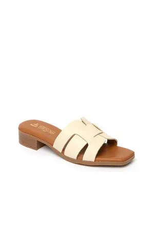 MENINA STEP Ona Heeled Sandal - Ivory