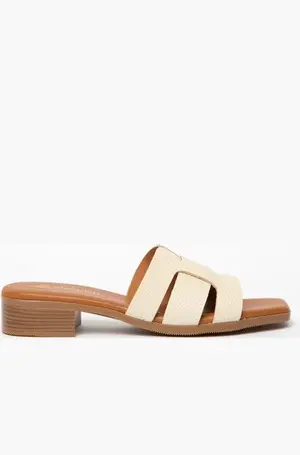 MENINA STEP Ona Heeled Sandal - Ivory